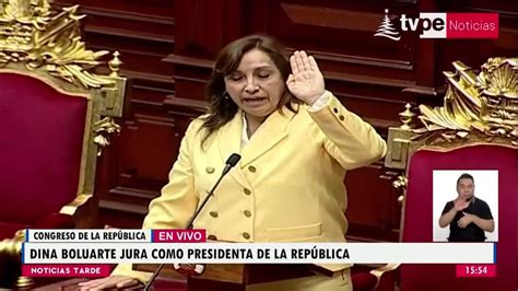 Dina Boluarte Jura El Cargo Como Nueva Presidenta De Per Salamancahoy