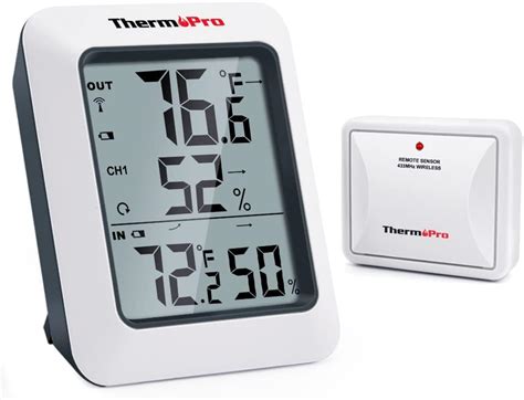 ThermoPro TP 60S Digital Hygrometer Indoor Outdoor Thermometer Humidity