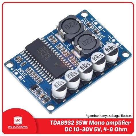 Jual TDA8932 Mono Digital Power Amplifier Board Module 35w Shopee