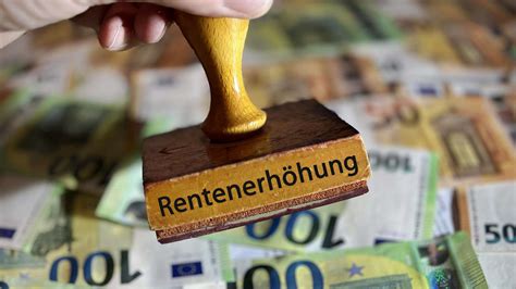 Tabelle der Rentenerhöhung 2024 So viel mehr Geld bekommen Rentner im Juli
