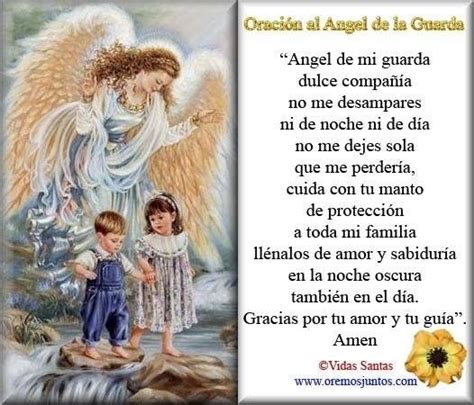 Ngel De La Guardia Oracion De Los Angeles Oraciones Angel De La Guarda