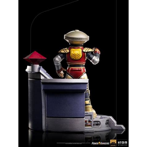 Figurina Statua Power Rangers Deluxe Art Scale Alpha Iron