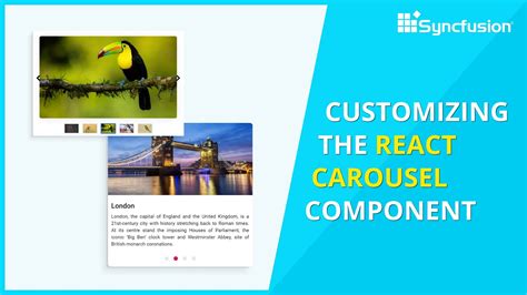 how to customize the react carousel component youtube