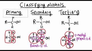 Classifying Alcohols Primary Secondary And Tertiary Doovi