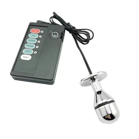 Electric Shock Toy Metal Pussy Anal Plug Bdsm Body Massager Adult Sex