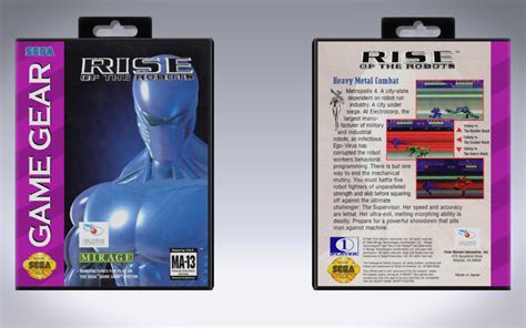 Gaming Relics Sega Game Gear Rise Of The Robots