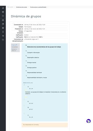 Puntos extra 2 autocalificable Revisión del intento DG Dinámica de