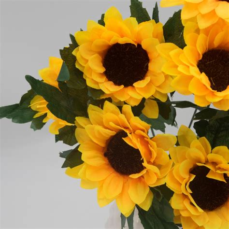 7X KWIATY BUKIET SZTUCZNYCH KWIATÓW OZDOBNYCH 45CM decortrend Sklep