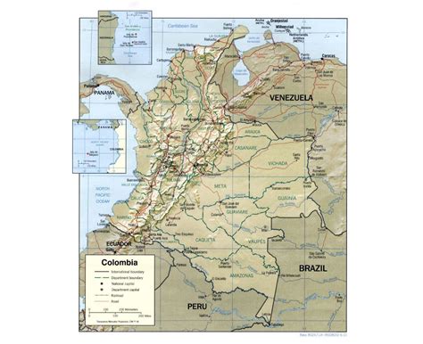 Maps Of Colombia Collection Of Maps Of Colombia South America