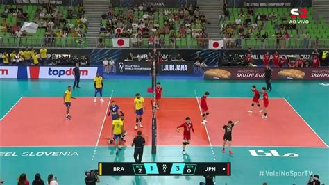 Brasil X Jap O Campeonato Mundial De V Lei Masculino Video