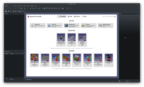 Start Workbench Freecad Documentation