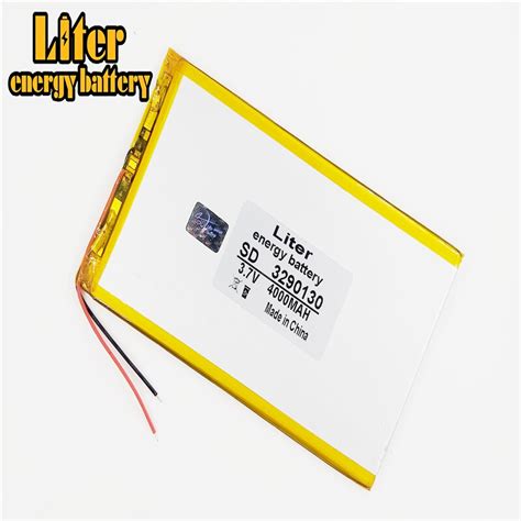 3 7 V Lithium Tablet Polymer Battery 4000 Mah 3290 Vicedeal
