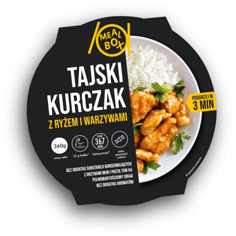 Tajski Kurczak Z Ry Em I Warzywami Meal Box G Dobre Ceny