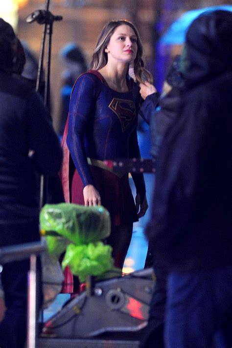 Melissa Benoist Filming Supergirl Set Gotceleb 13202 The Best Porn