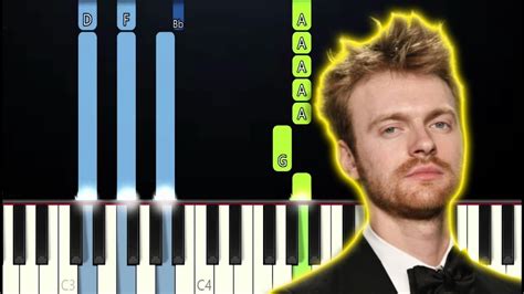 Finneas Naked Piano Tutorial Youtube