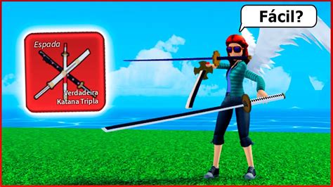 Como pegar TRUE TRIPLE KATANA mais rápido e fácil no Blox Fruits do