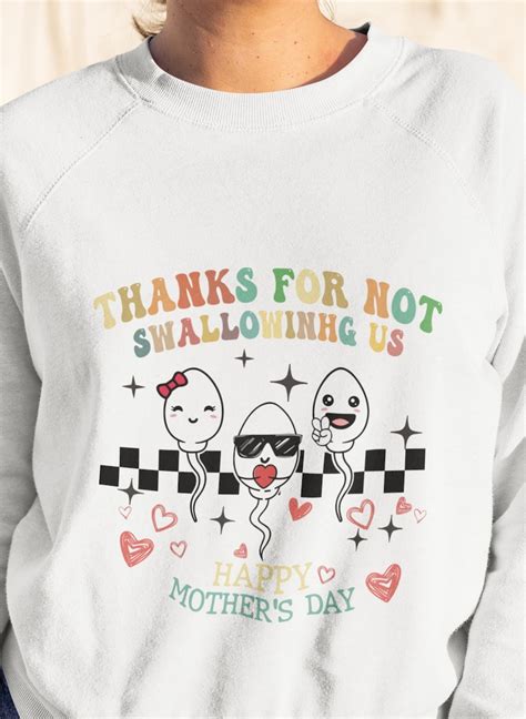 Thanks For Not Swallowing Us Svg Png Happy Mother S Day Etsy