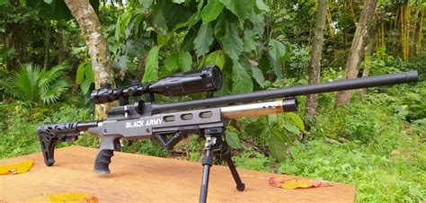 Senapan Pcp Predator Black Army Ataman Stainless Od Big Game Gsa