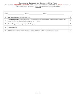 Fillable Online Usa Um Checklist For E Mail Or Third Party Submission