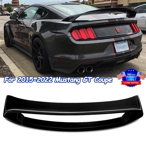 Gt R Style Rear Trunk Wing W Lower Spoiler For Ford Mustang