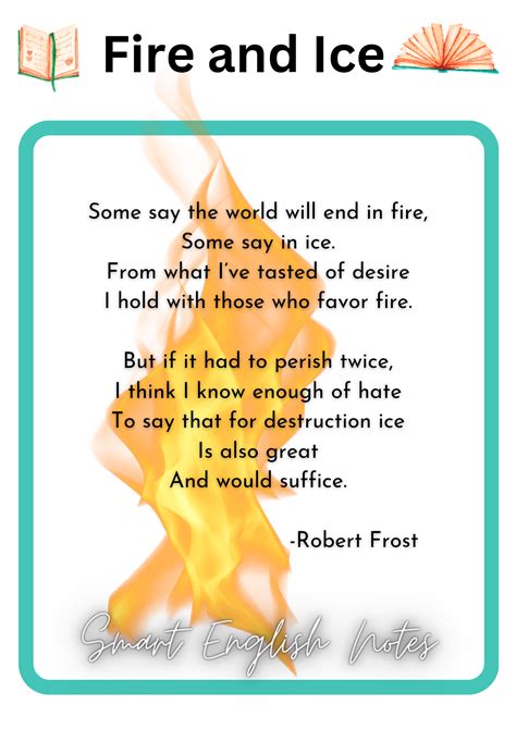 Theme Of The Poem Fire And Ice