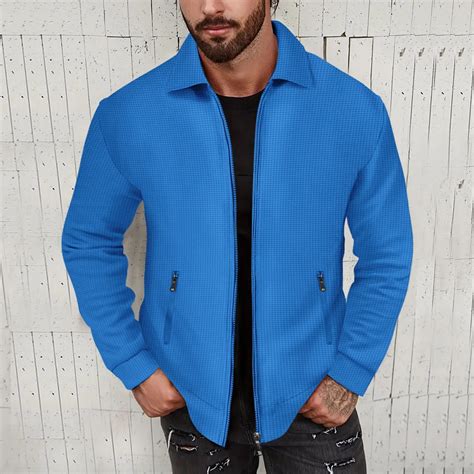 Casaco Casual De Manga Comprida Masculino Z Per De Bolso Cardig