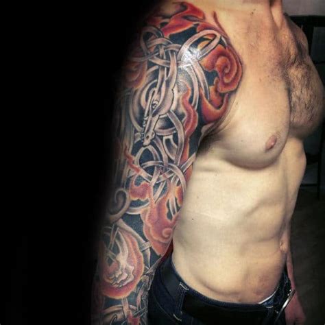 50 Celtic Dragon Tattoo Designs For Men Knot Ink Ideas