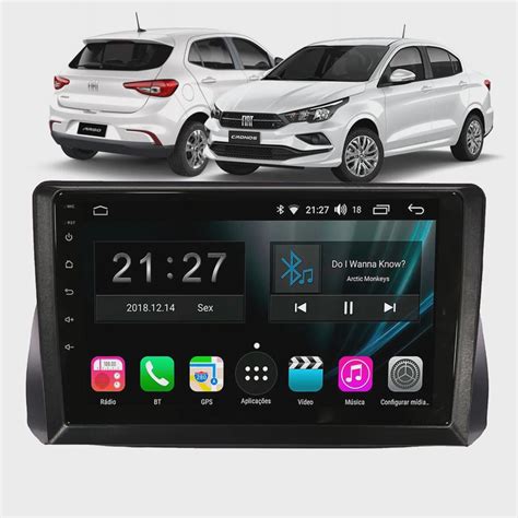 Central Multim Dia Aikon Atom Painel Fiat Argo Cronos