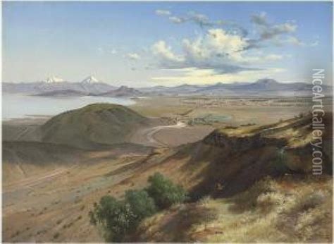Valle De Mexico Desde El Cerro De Santa Isabel Oil Painting