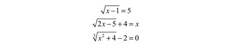 solving radical equations