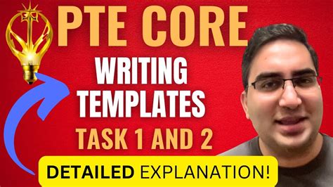 PTE Core Writing Task 1 2 TEMPLATES TIPS TRICKS BEST Explanation