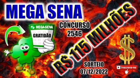 Mega Sena Concurso 2546 YouTube