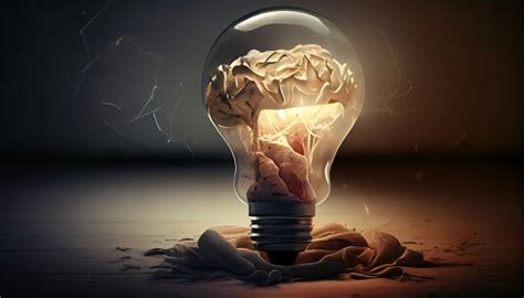 Ideia criativa cérebro e lâmpada download Designi