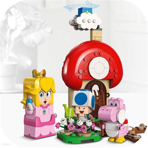 Lego Super Mario Peach Lot Balonem I Ogr Dek Zestaw