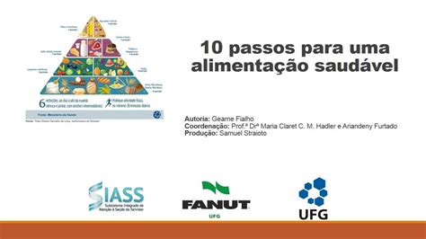 10 passos para uma alimentação saudável