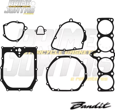 Jogo Juntas Laterais Cilindro E Cárter Suzuki Bandit 600 Parcelamento