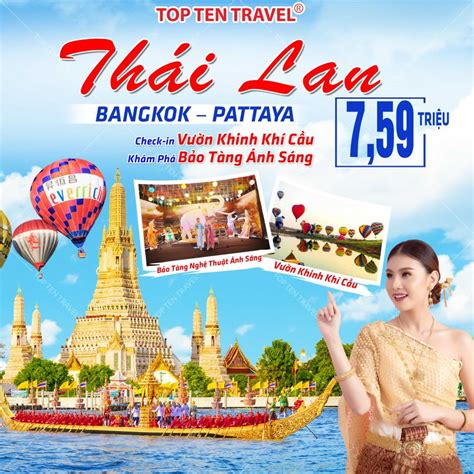 Tour Du Lịch Thái Lan 2023 Bangkok Pattaya 5N4D