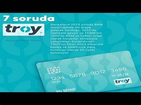 7 Soruda Troy Kart Nedir Troy Kart Nasıl Alınır Türkiye nin Ödeme