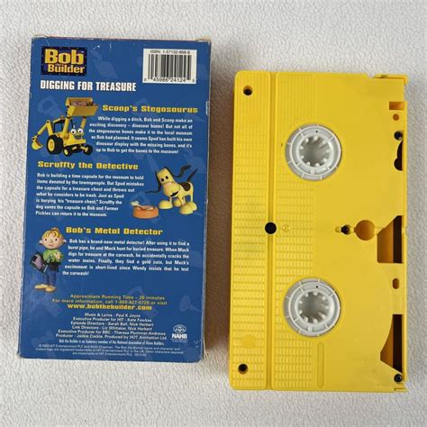 Bob The Builder Digging For Treasure VHS 2003 Video Tape Classic