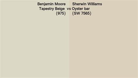 Benjamin Moore Tapestry Beige 975 Vs Sherwin Williams Oyster Bar SW