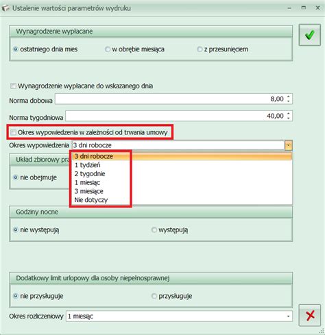 Informacja o warunkach zatrudnienia dla pracownika Społeczność ERP