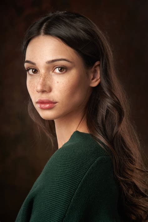 Sweater Dress Mariya Volokh Vertical 1080P Brunette Looking At