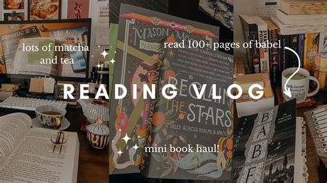 Reading Vlog Starting Babel A Mini Book Haul Cozy Mornings Filled