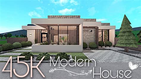 BLOXBURG 45K MODERN HOUSE NO GAMEPASS YouTube