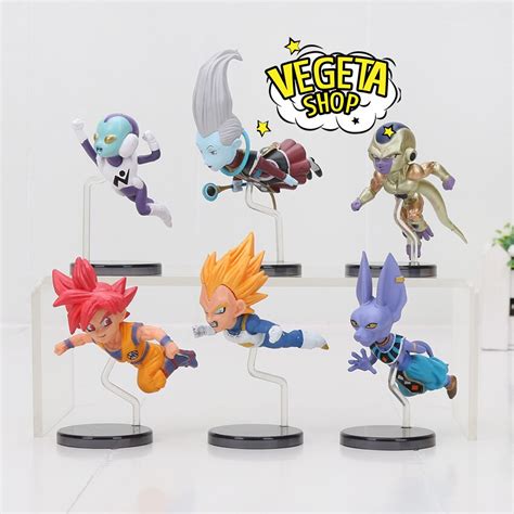M H Nh Dragon Ball Set Wcf Vol Whis Beerus Frieza Gold Vegeta