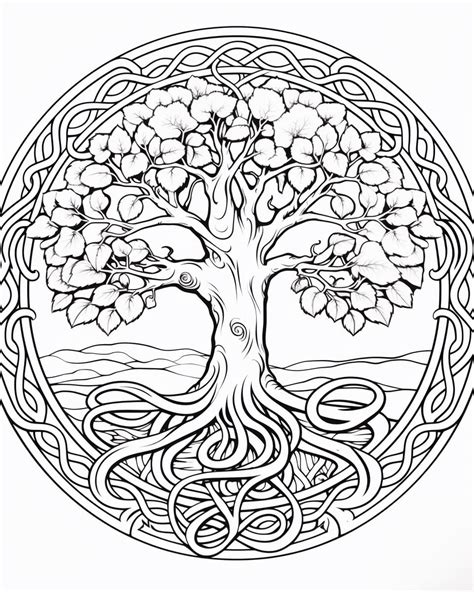 Coloriage Arbre De Vie Imprimer Sur Coloriageenfant