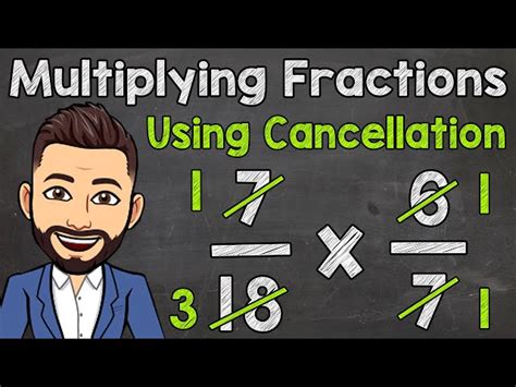 Multiplying Fractions Using Cancellation Math With Mr J Worksheets