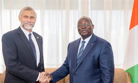 Le Vice Président de la République a eu un entretien avec lAmbassadeur