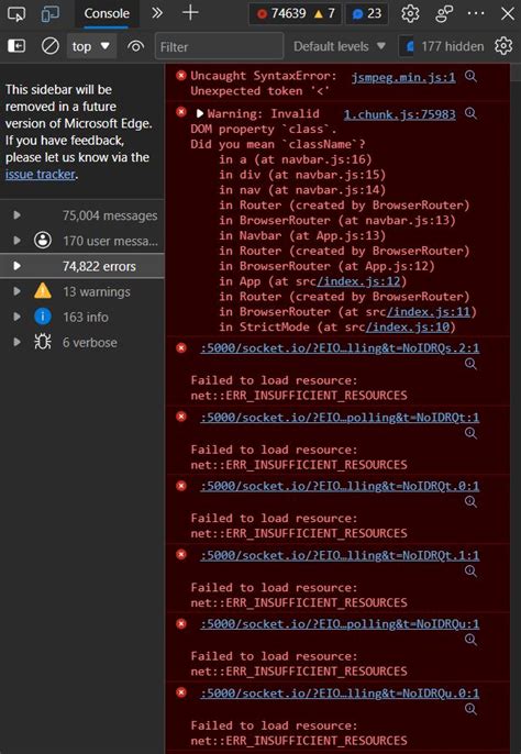 node js how can i solve this problem failed to load resource net err insuf stack overflow