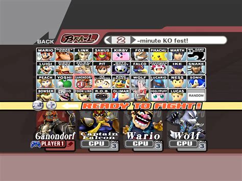 List Of Super Smash Bros Brawl Characters Nintendo Fandom Powered By Wikia